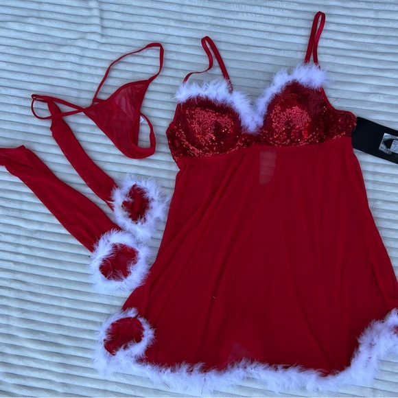 Unbranded Intimates And Sleepwear Sexy Christmas Lingerie Set Brand